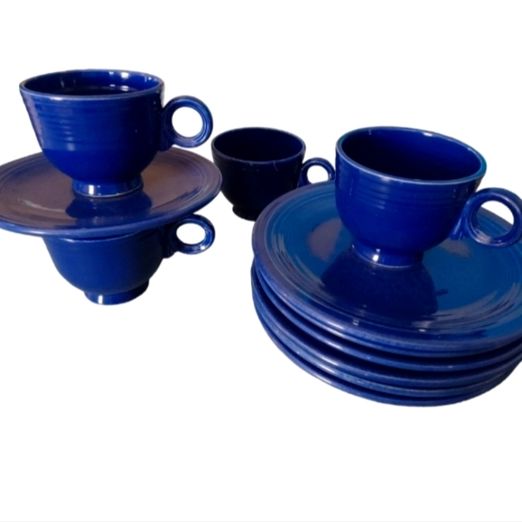 Fiesta | Other | Vintage Fiesta Original Blue Set | Poshmark